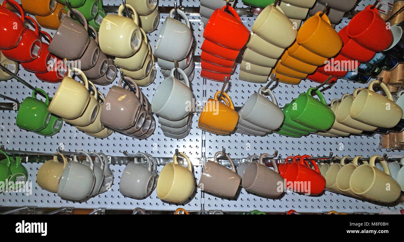 Colorful tea cups Stock Photo - Alamy