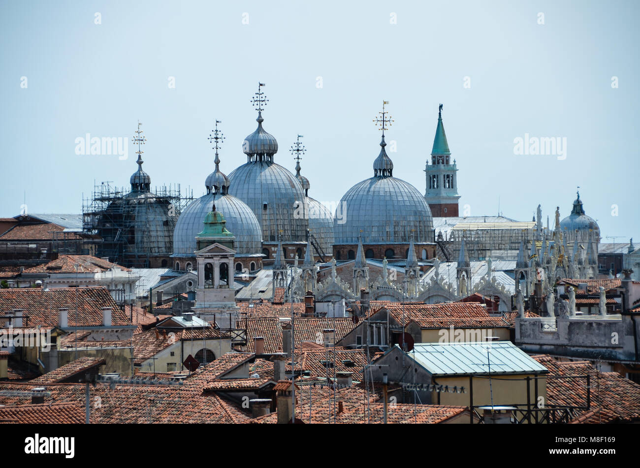 Rooftops of Venice Stock Photo - Alamy