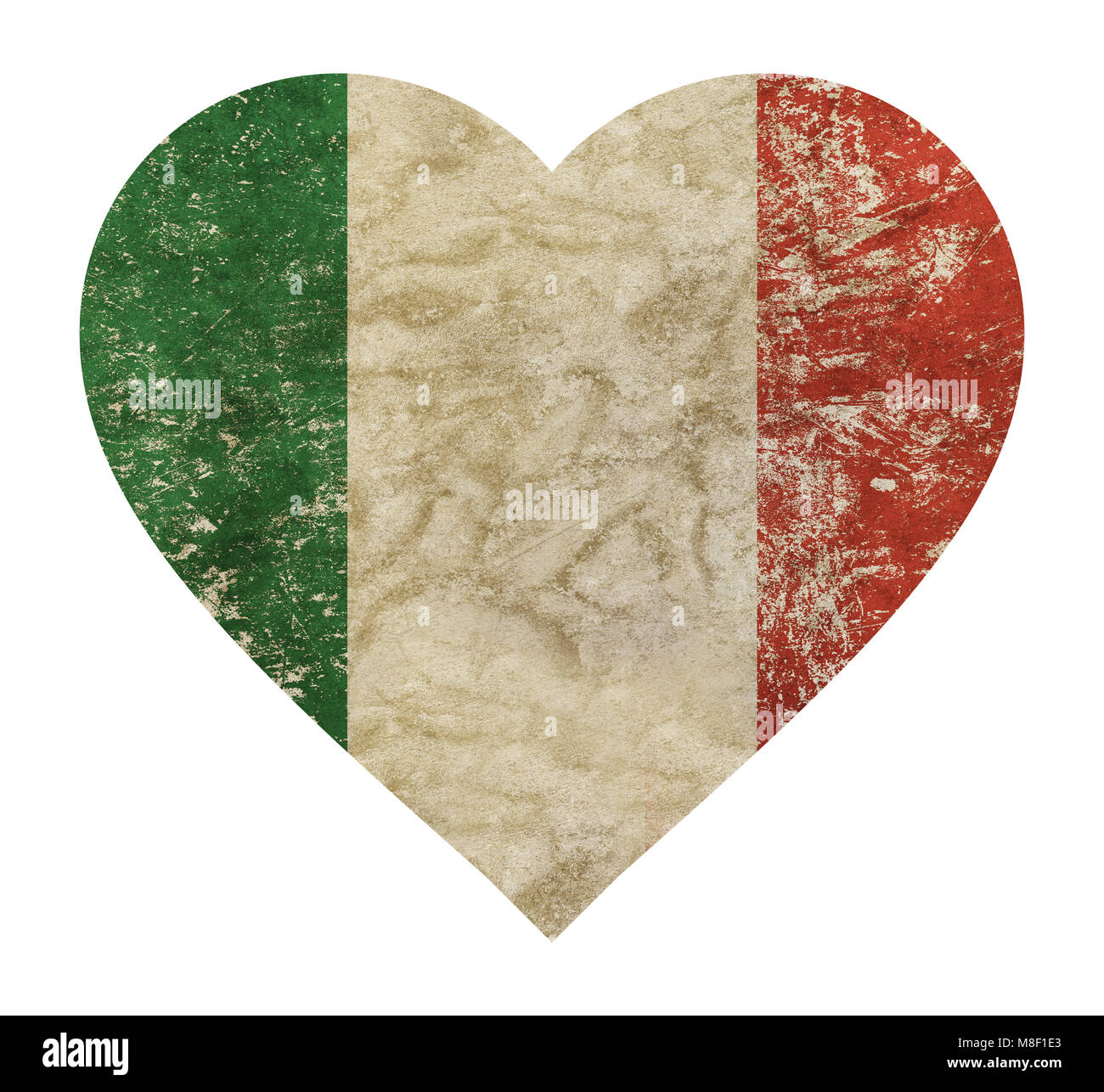 Italian Flag Heart