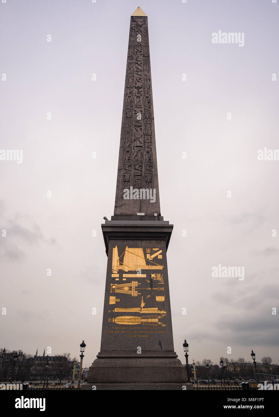 Luxor Obelisk standing at the center of the Place de la Concorde in ...