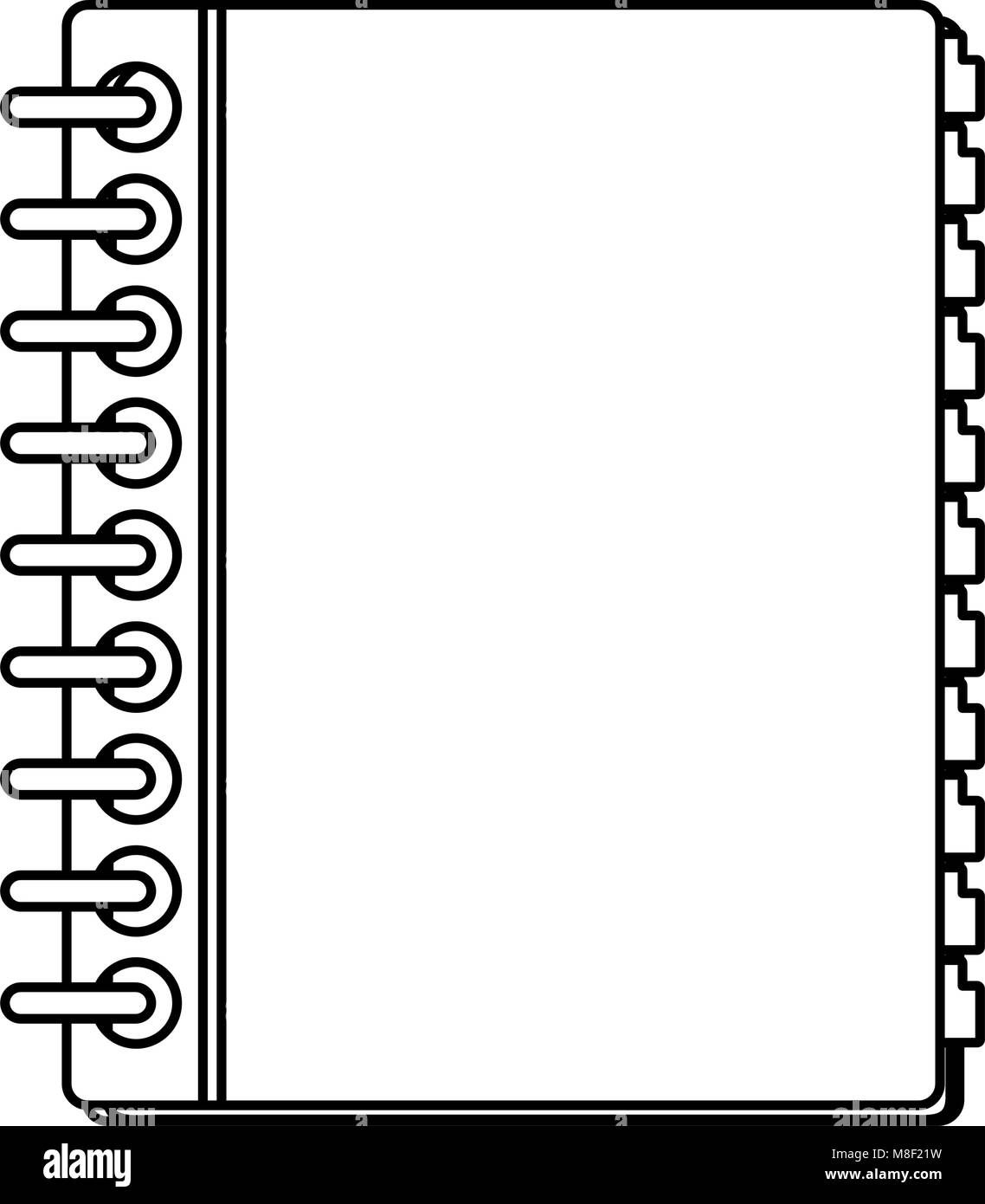 Address book isolated vector illustration graphic design Stock Vector ...