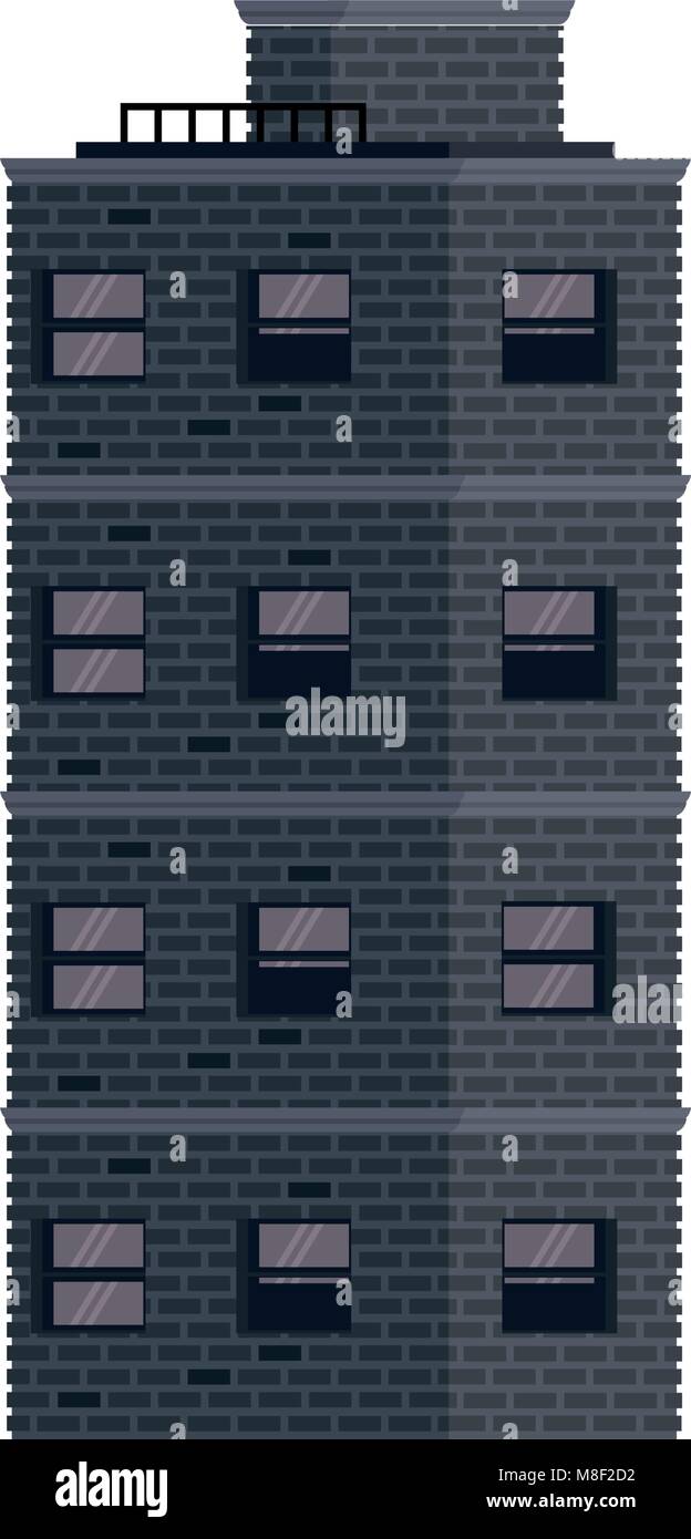 Pixelated building isolated vector illustration graphic design Stock ...