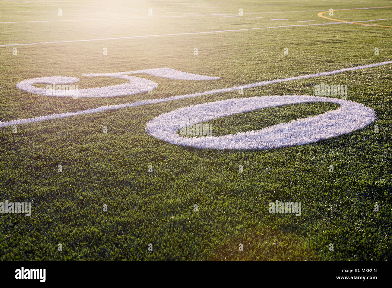 50 yard marker hi-res stock photography and images - Alamy