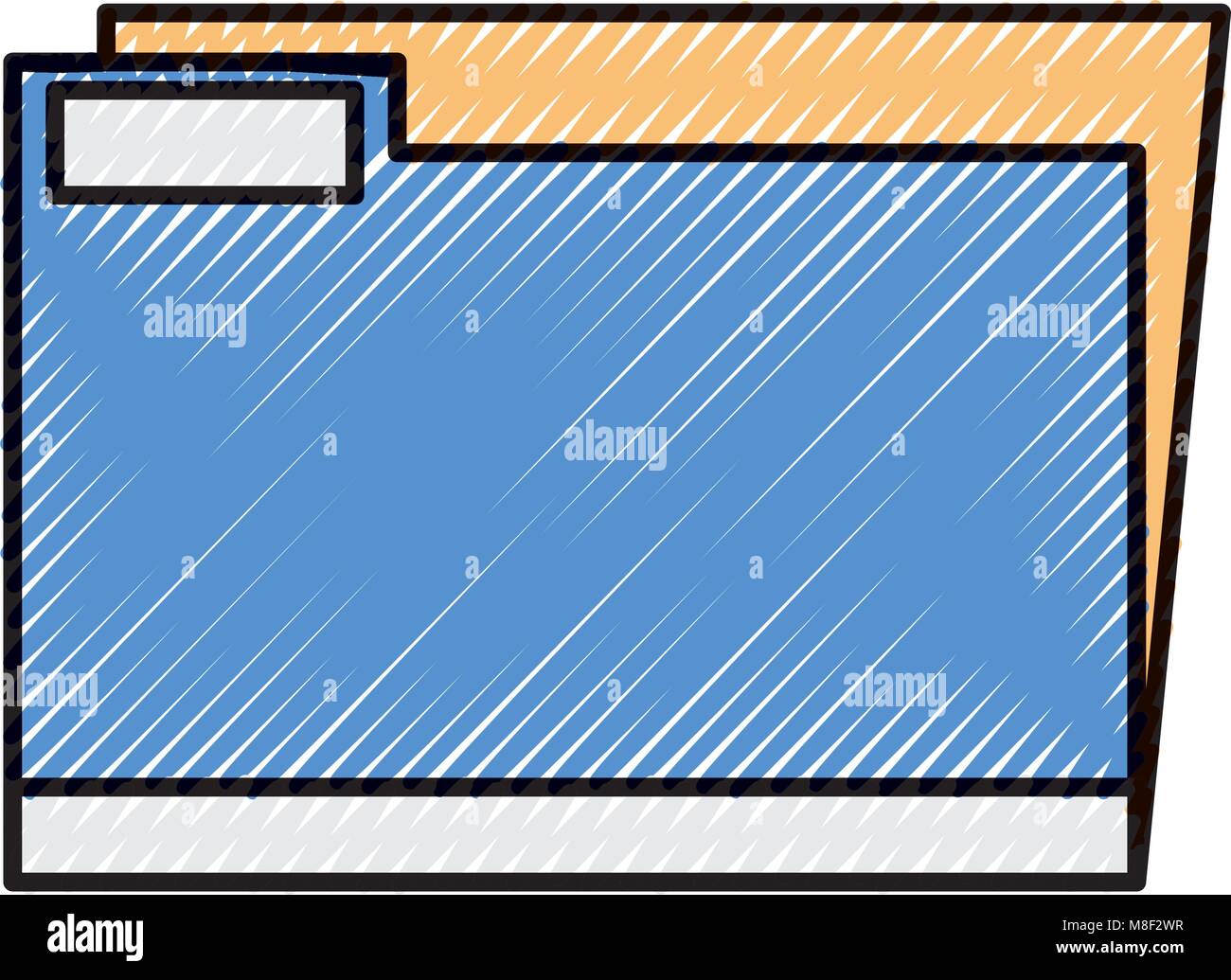 doodle folder file archive information paper Stock Vector Image & Art ...