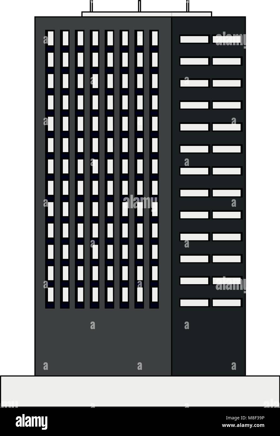 Pixelated building isolated vector illustration graphic design Stock ...