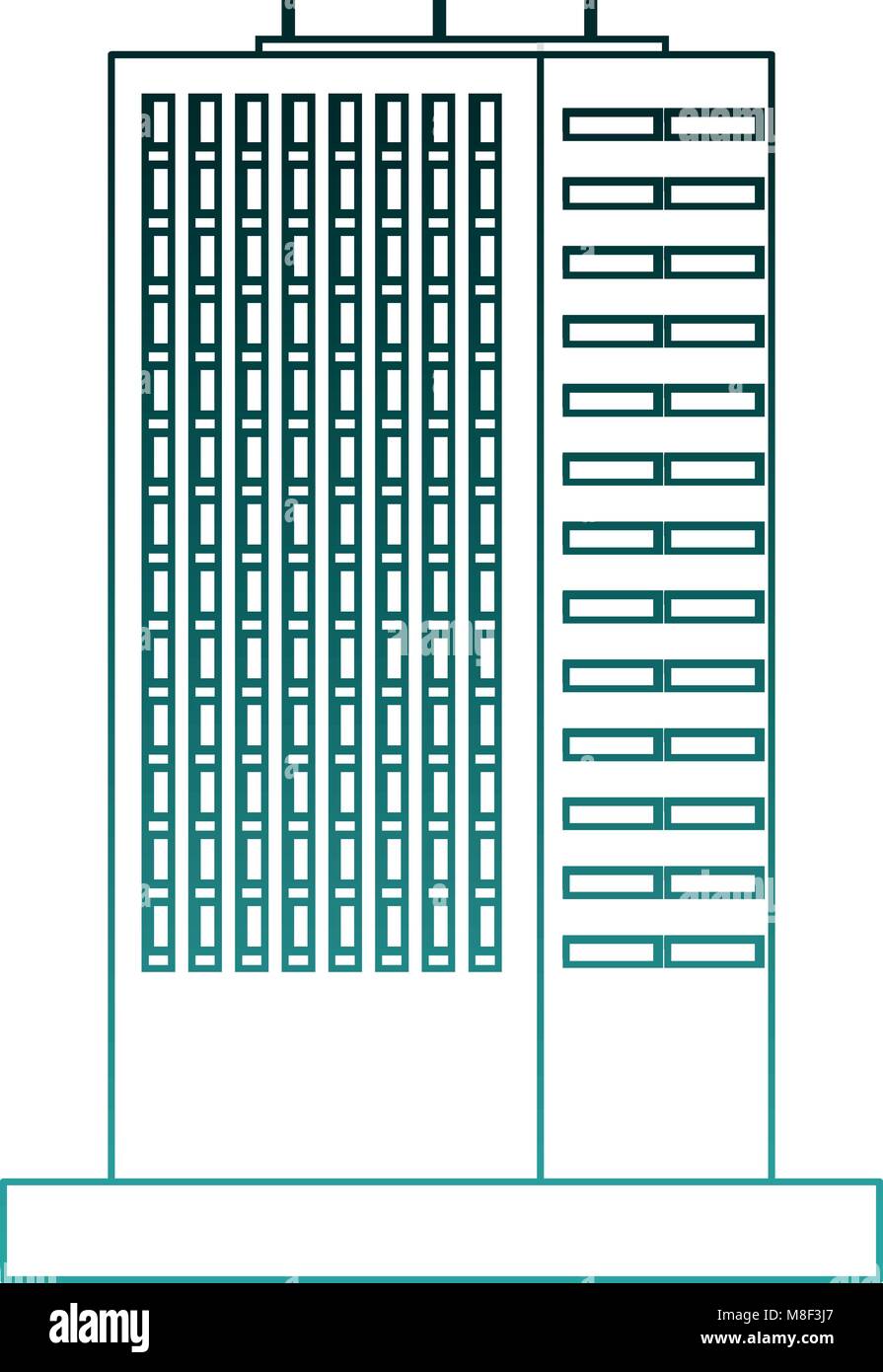 Pixelated building isolated vector illustration graphic design Stock ...