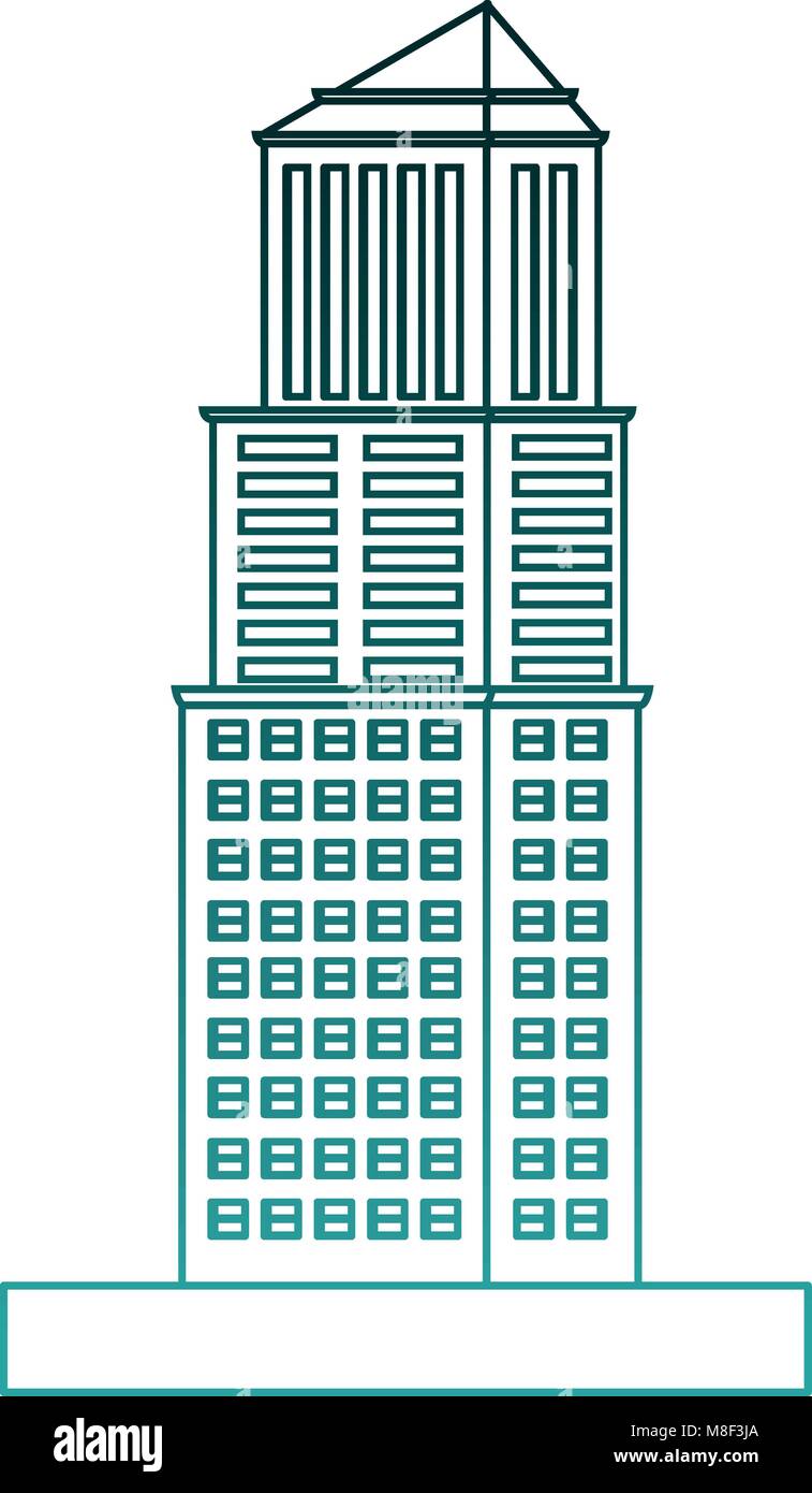 Pixelated building isolated vector illustration graphic design Stock ...