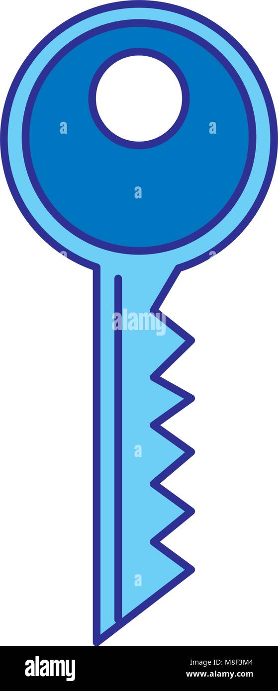 duo color key sign security protection access Stock Vector Image & Art ...