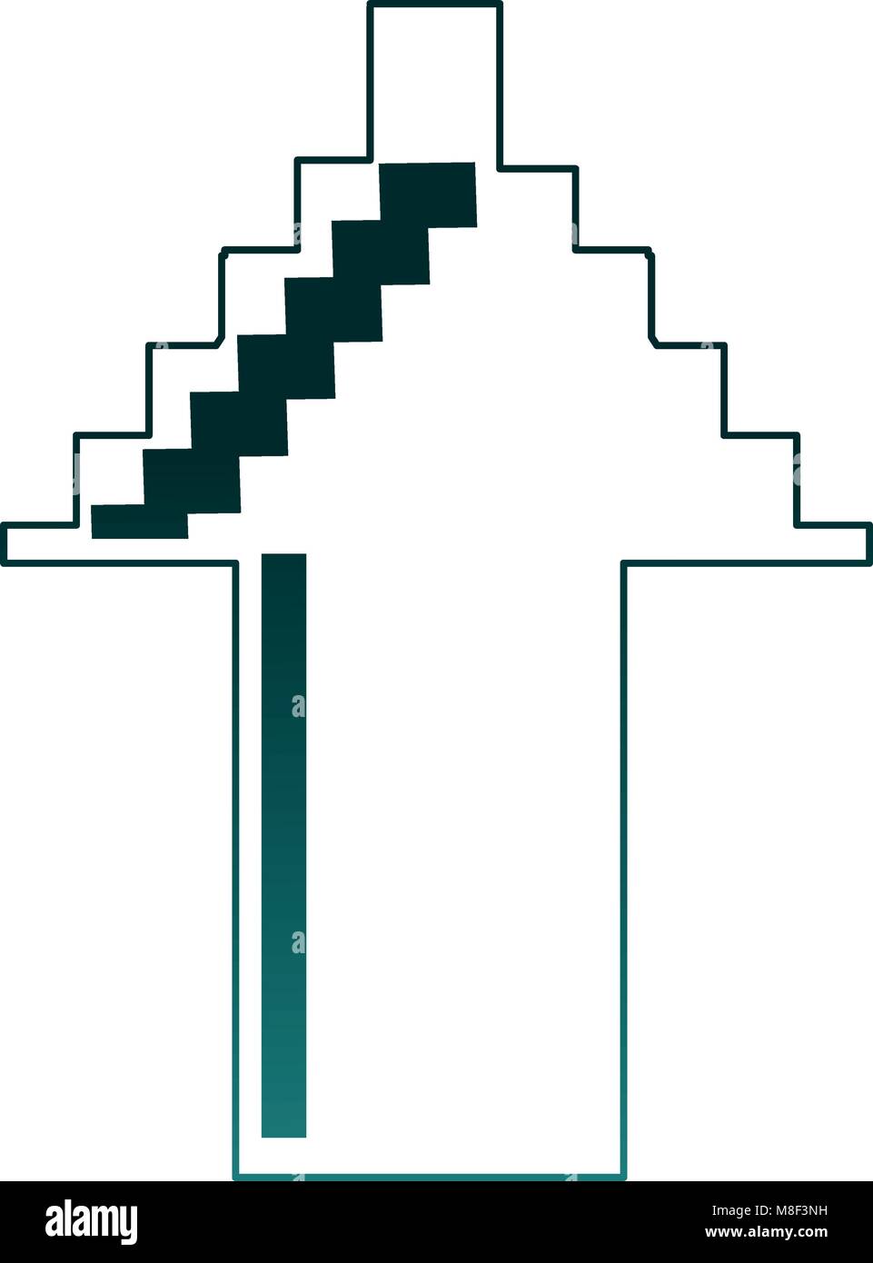 Pixelated arrow Stock Vector Images - Alamy