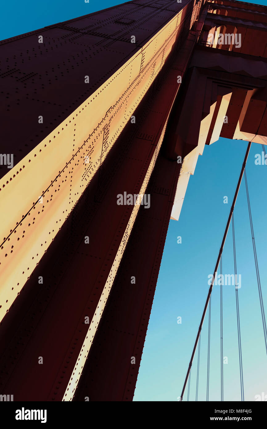 Golden gate bridge close up hi-res stock photography and images - Alamy