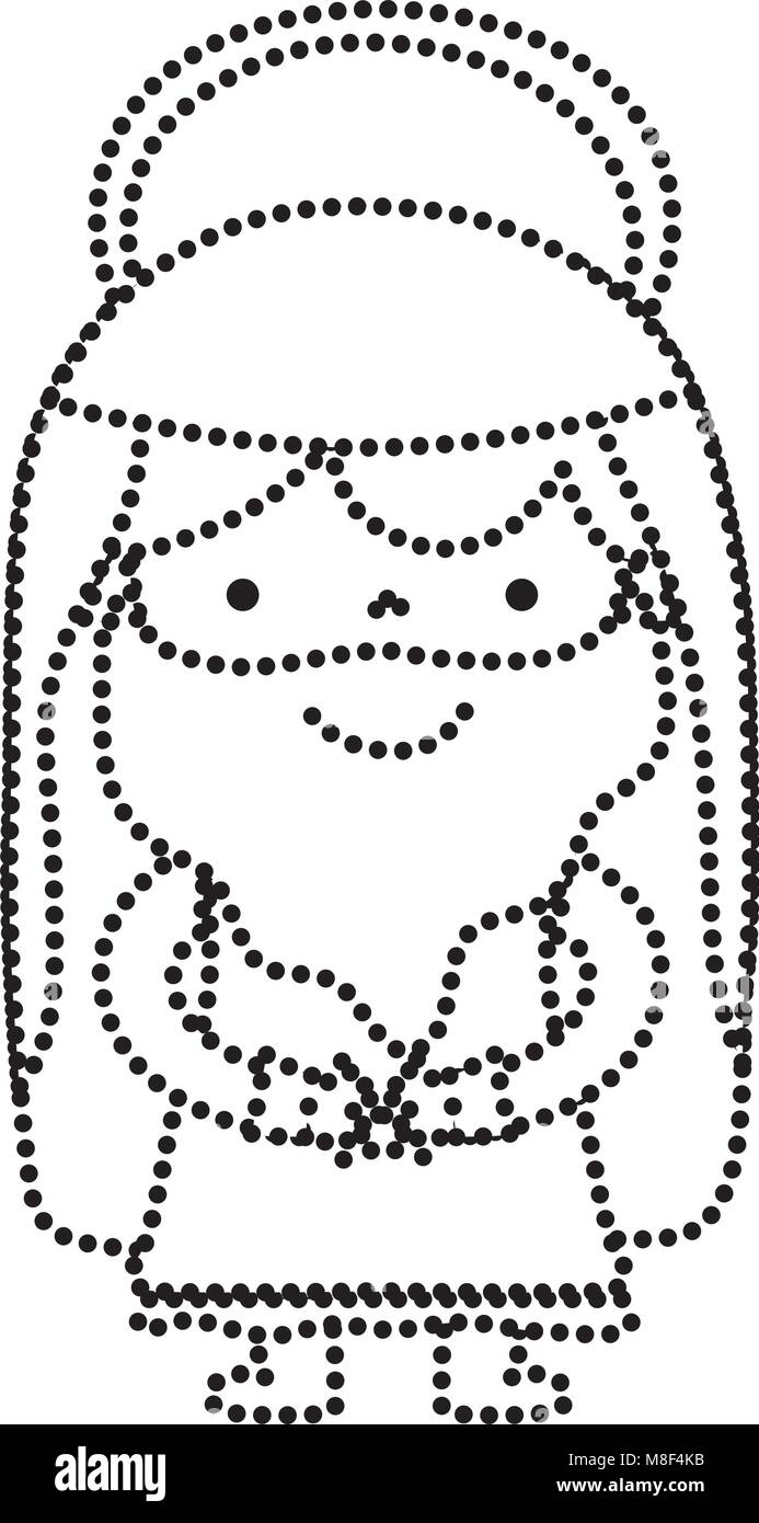 dotted shape jesus christ with halo religious hope Stock Vector Image ...