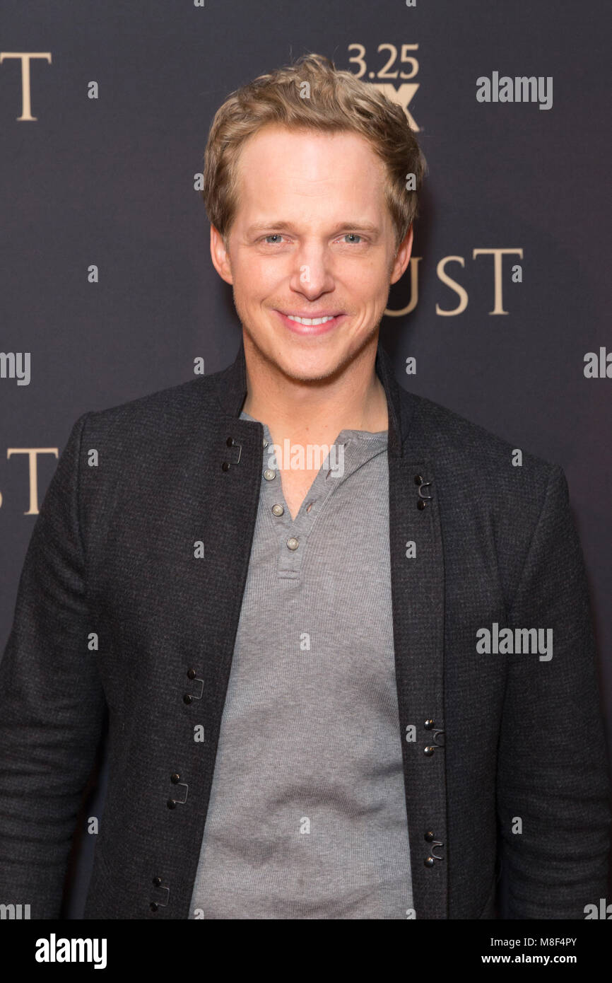 New York, NY - March 15, 2018: Chris Geere attends FX Annual All-Star ...