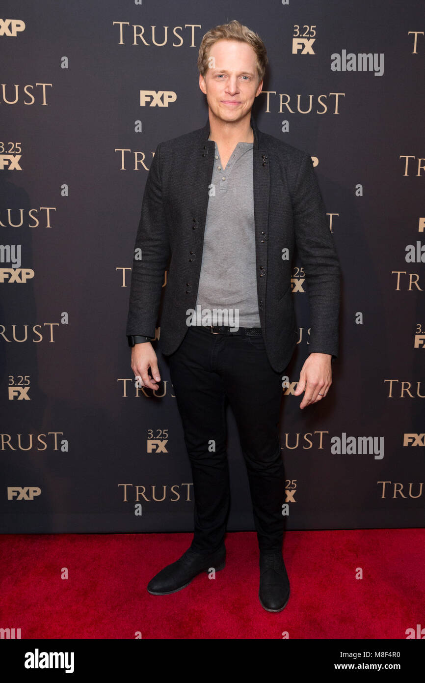 New York, NY - March 15, 2018: Chris Geere attends FX Annual All-Star ...