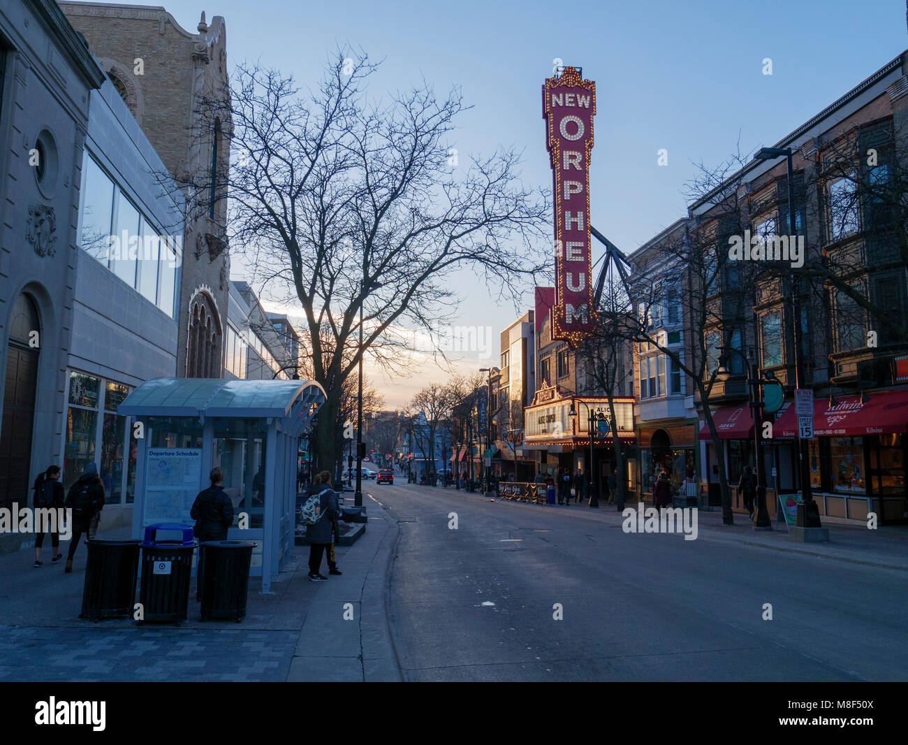 The Orpheum Theater, Madison, Wisconsin. Alice Cooper headlining Stock ...