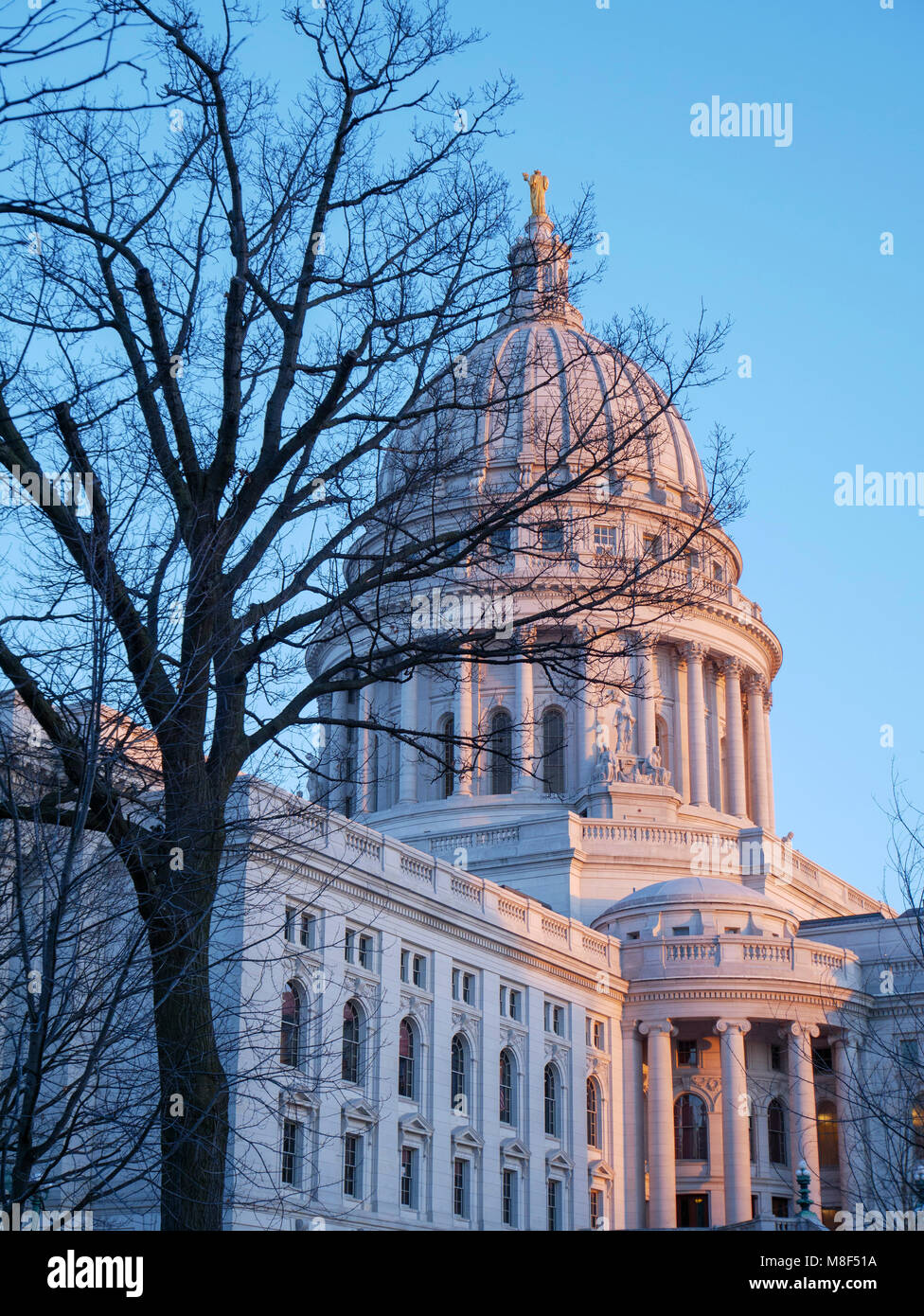 Wisconsin State Capitol building. Madison, Wisconsin Stock Photo - Alamy