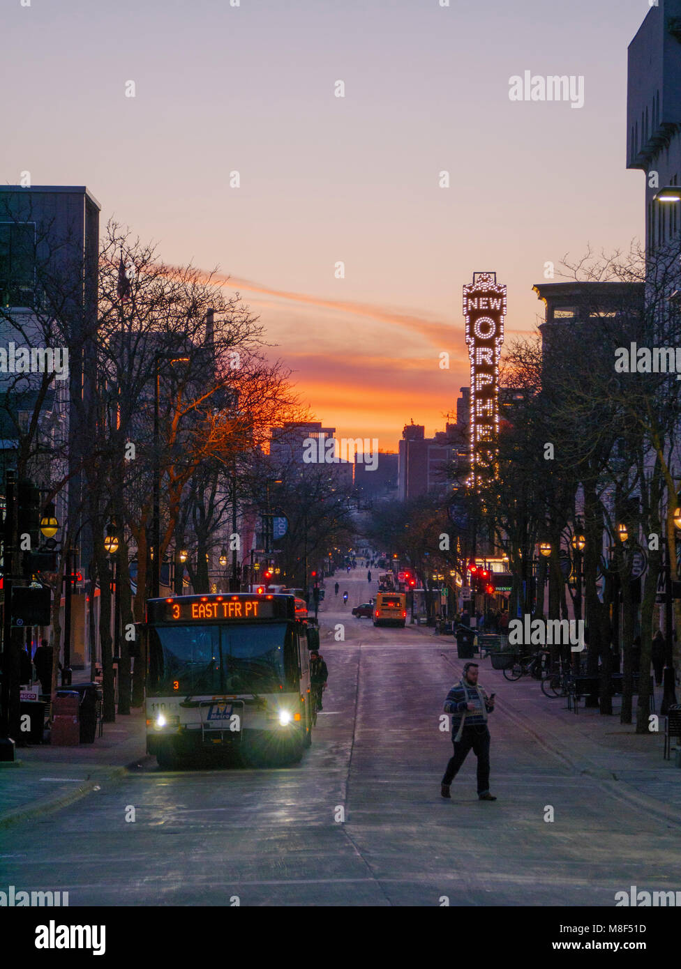 Madison wisconsin state street hi-res stock photography and images - Alamy