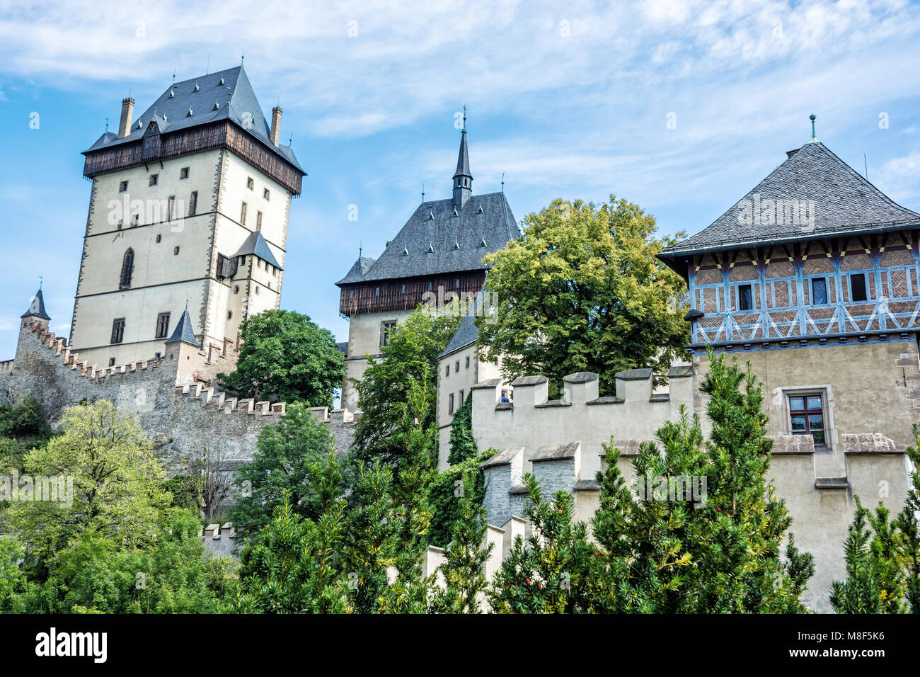 Karlstejn castle large gothic hi-res stock photography and images - Alamy