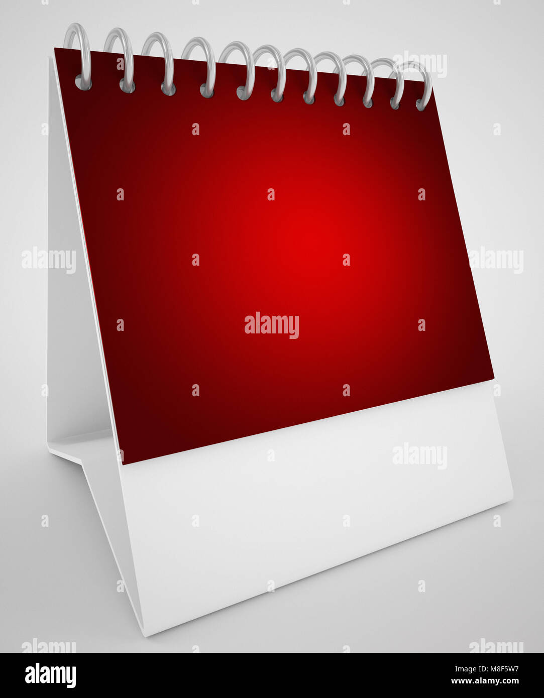blank red calender Stock Photo - Alamy