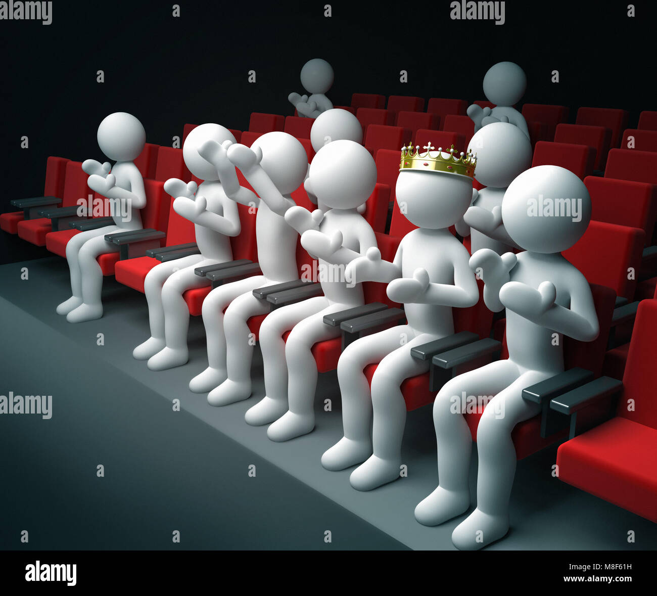 Concert front view stage crowd hi-res stock photography and images - Alamy