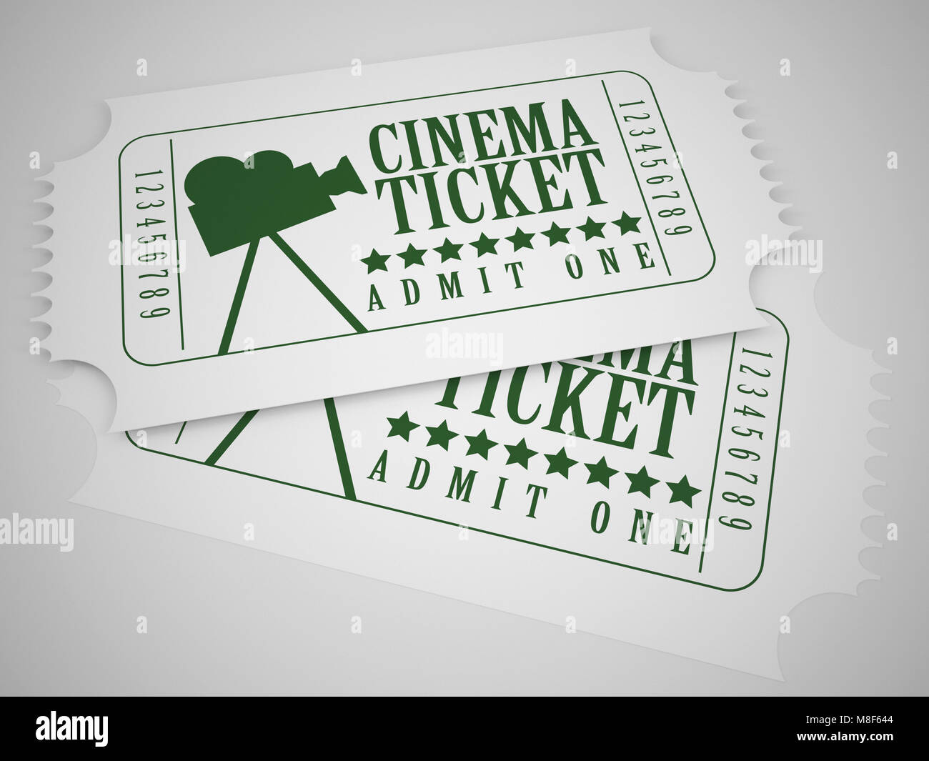 Ticket movie cinema theater vector hi-res stock photography and images ...
