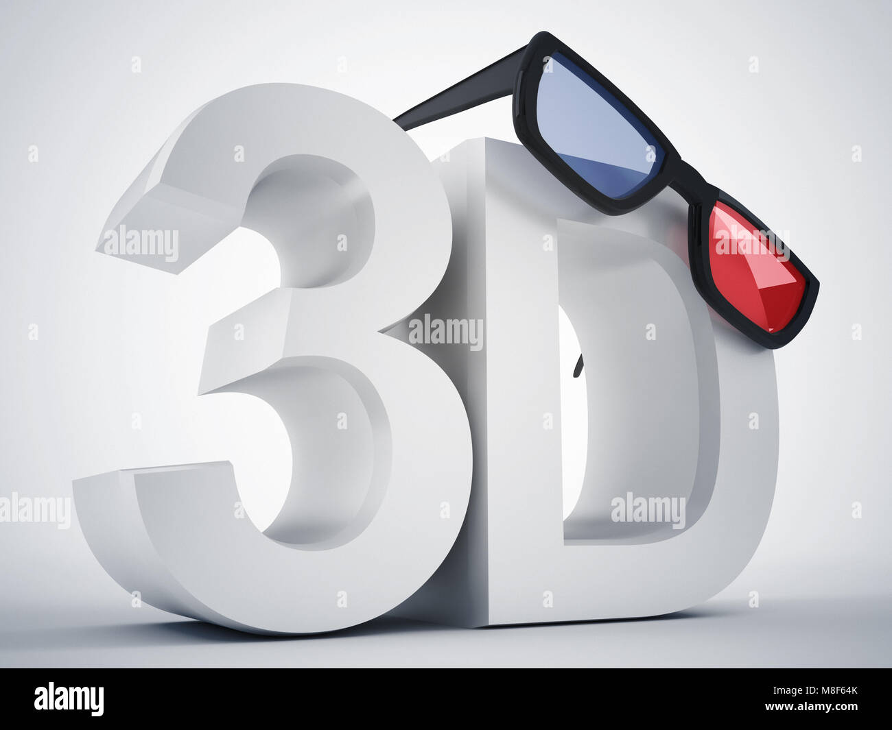 3d movie glass hi-res stock photography and images - Alamy