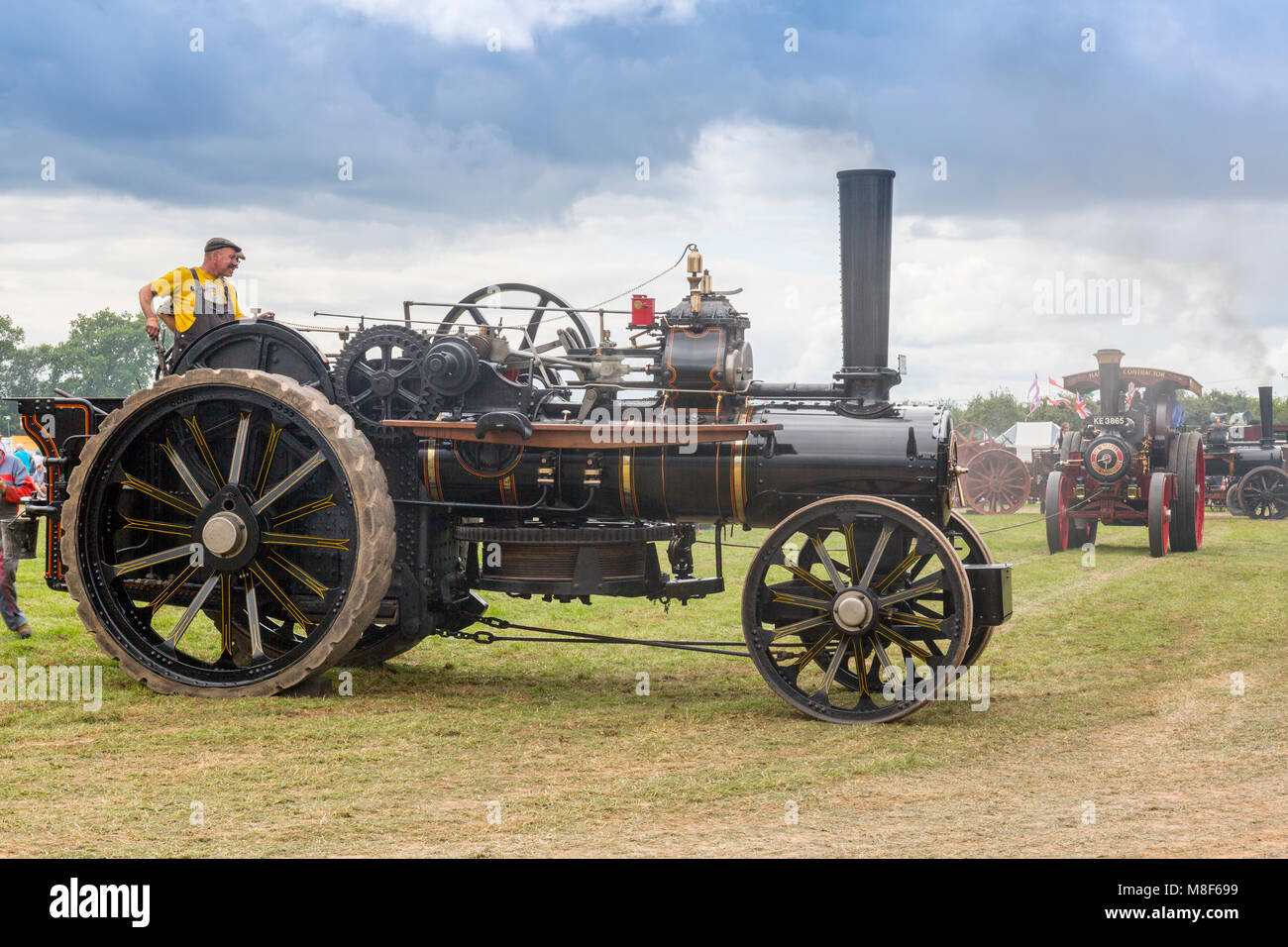 Ploughing traction engine hi-res stock photography and images - Alamy