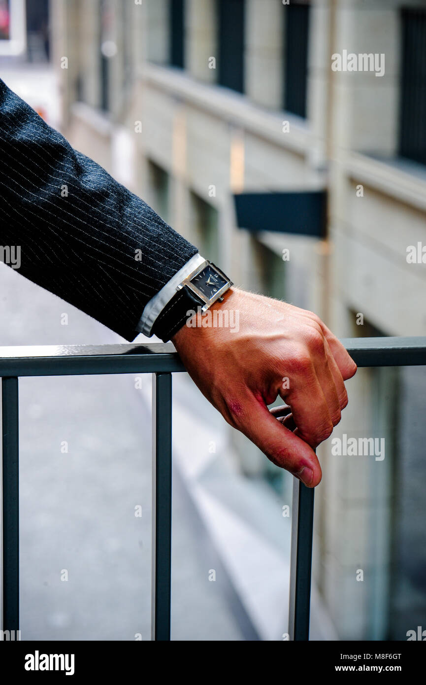 Gentleman on time Stock Photo - Alamy