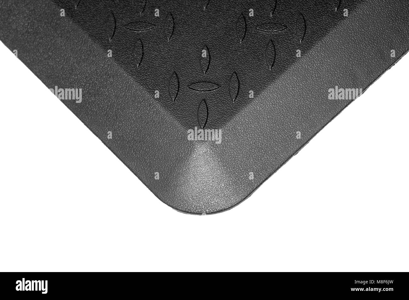 Corner of rubber mat isolated Stock Photo - Alamy