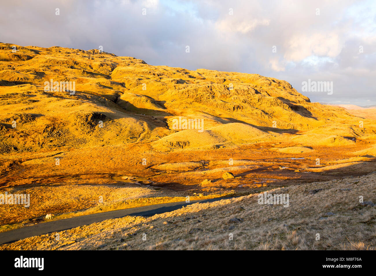 Summit wrynose pass sunset hi-res stock photography and images - Alamy