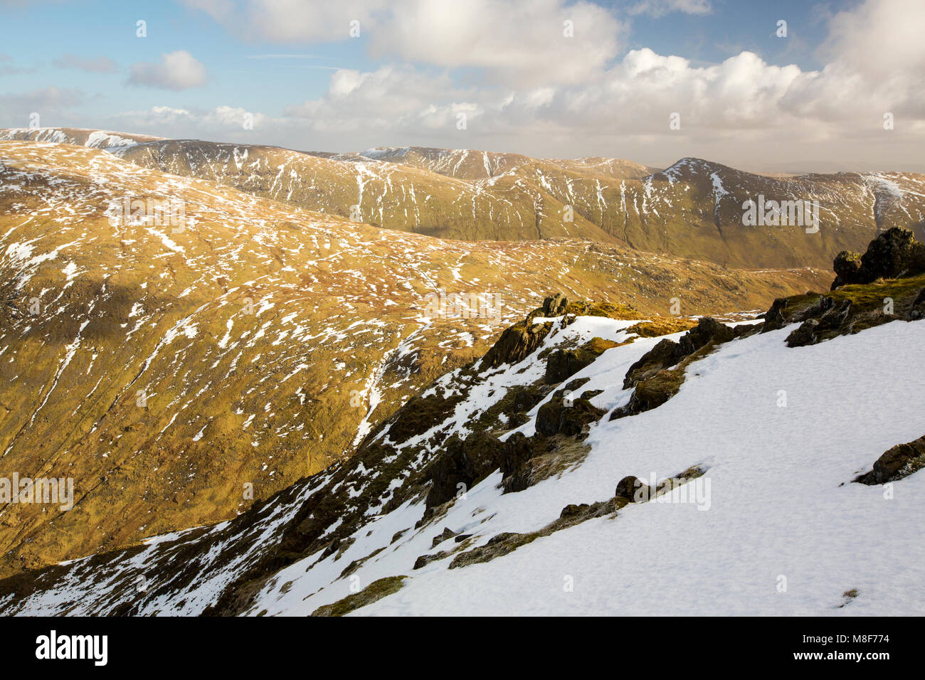 The Kentmere Fells from Red Screes, Lake District, UK Stock Photo - Alamy