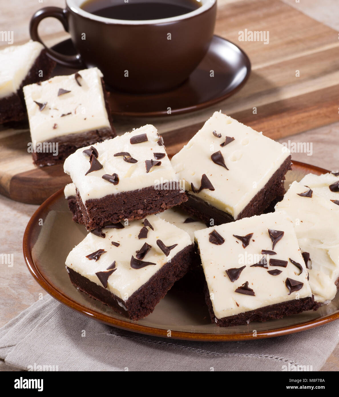 Brownies in tray hi-res stock photography and images - Alamy