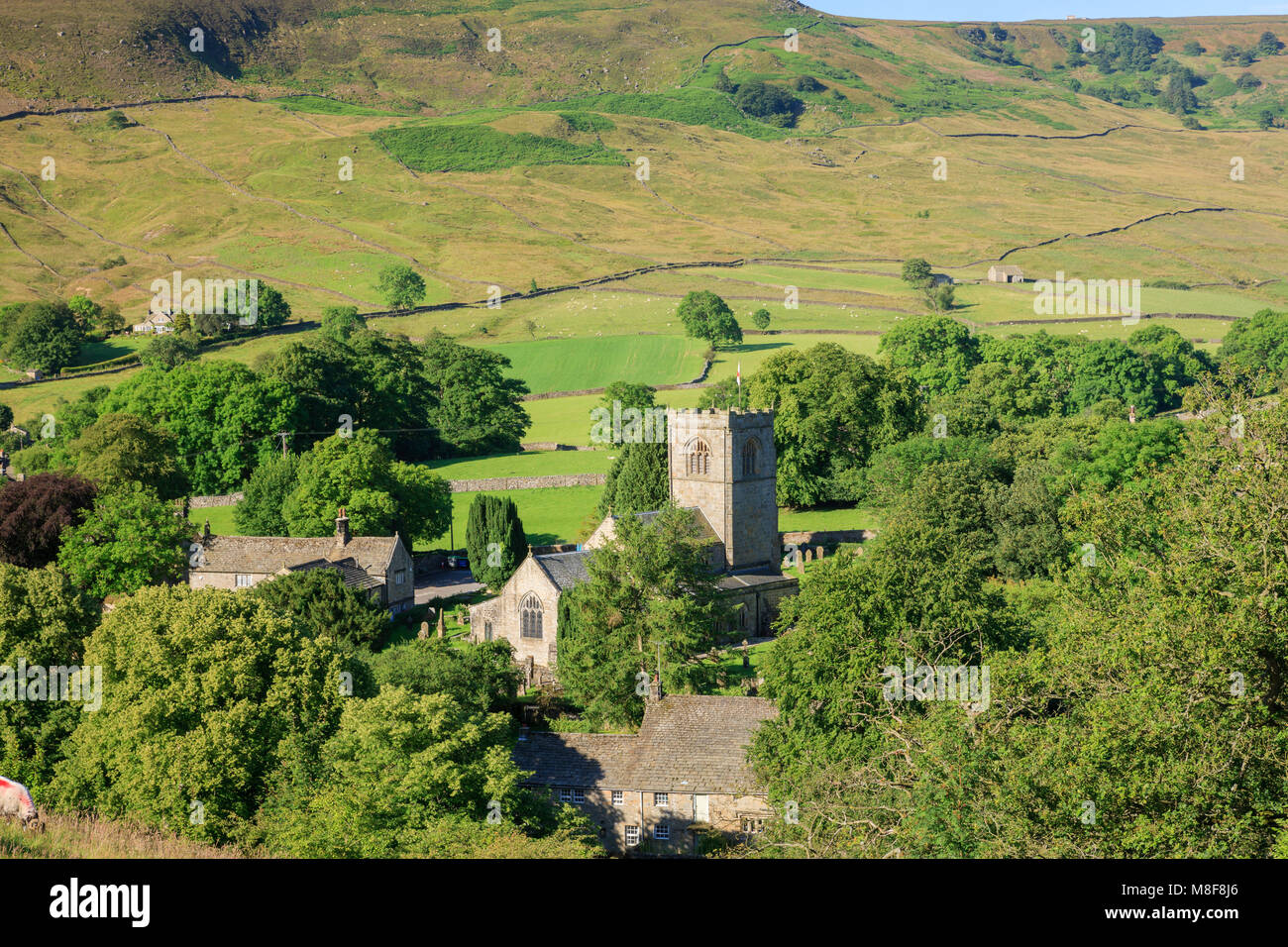 Burnsall Craven North Yorkshire England Stock Photo - Alamy