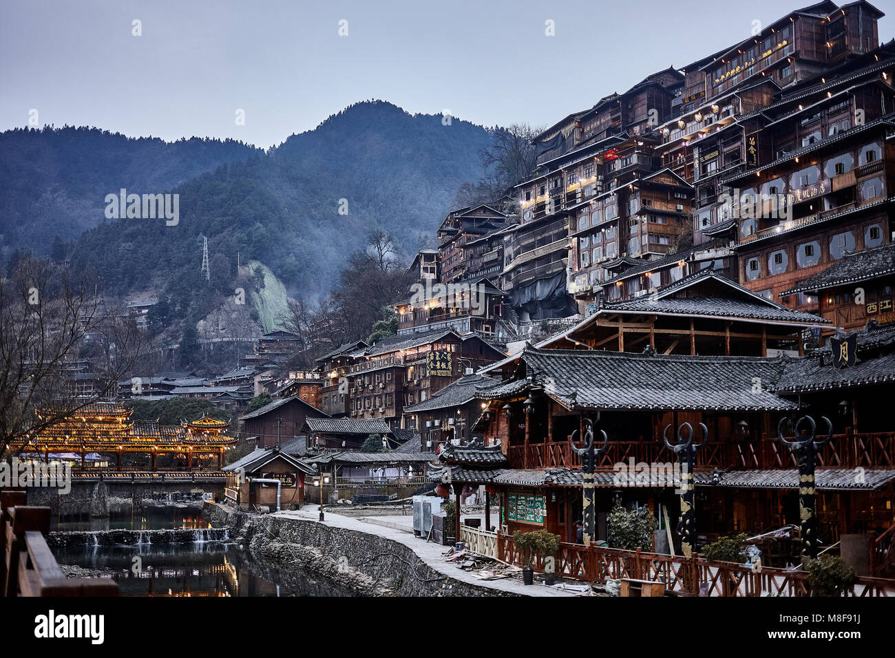 Xijiang by Night Stock Photo - Alamy