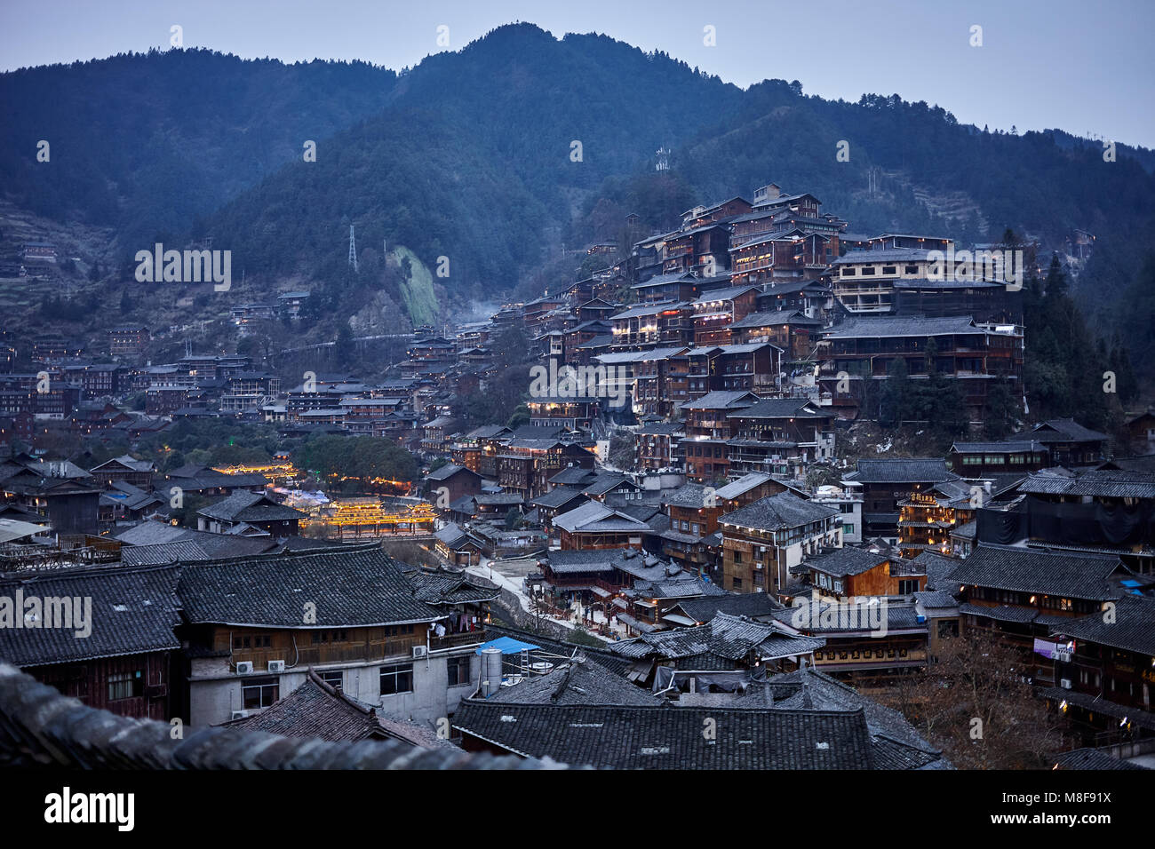 Xijiang by Night Stock Photo - Alamy