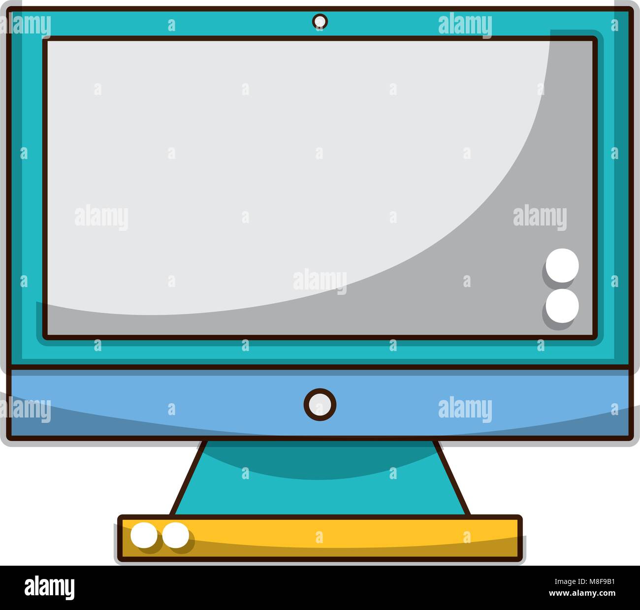 electronic screen computer technology design Stock Vector Image & Art ...