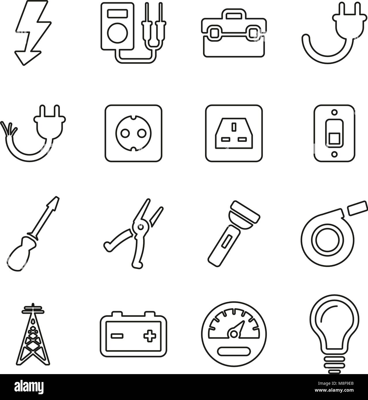 Electrician Icons