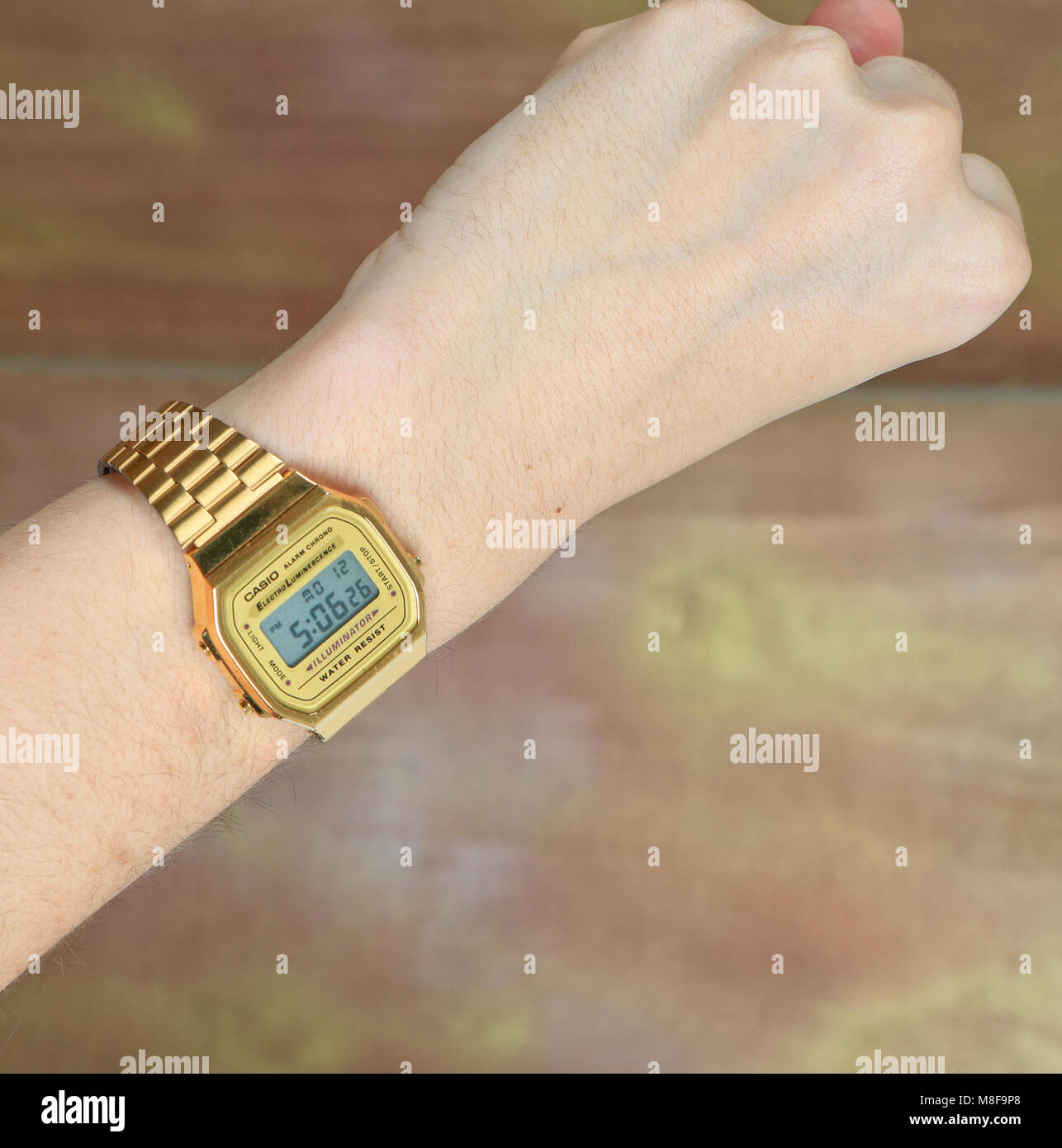 Wearing Wrist Watch High Resolution Stock Photography and Images - Alamy