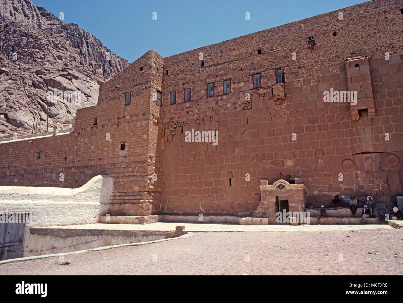 St Catherine Monastery at the foot of Mount Sinai, home to Eastern ...