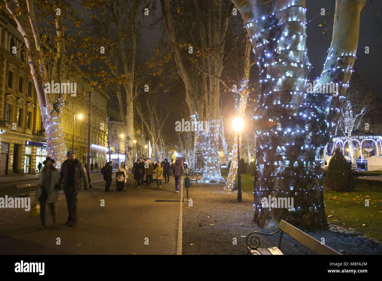 Zrinjevac winter december advent hi-res stock photography and images ...