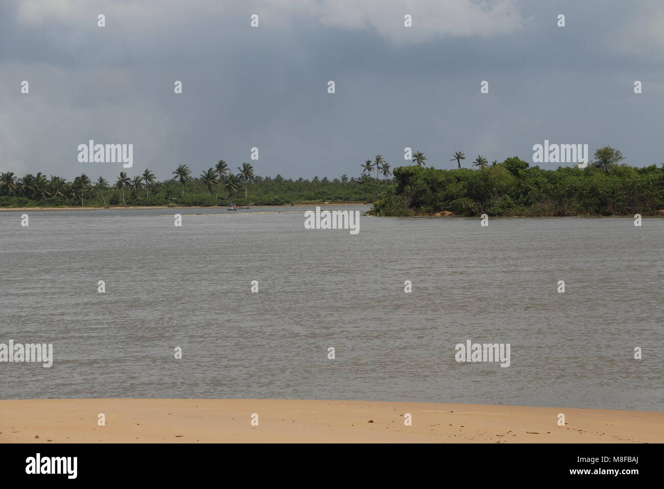 Beautiful environment along the Mono river in Benin Stock Photo - Alamy