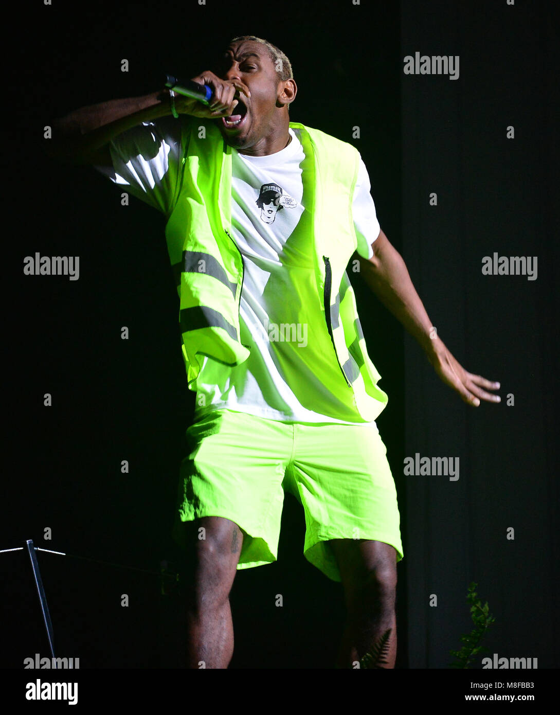 Tyler, the Creator performing live in concert at James L Knight Center ...