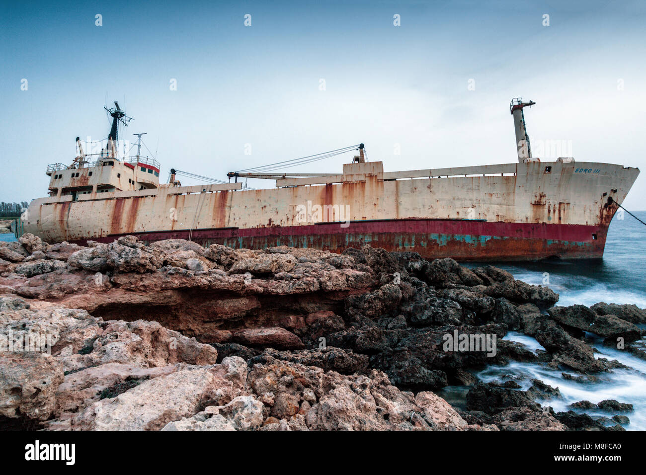 Shipwreck of Edro III at Seacaves, an area of outstanding natural ...