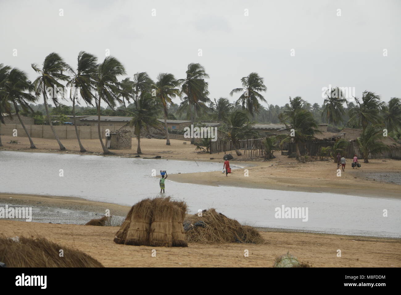 People around the river Stock Photo - Alamy