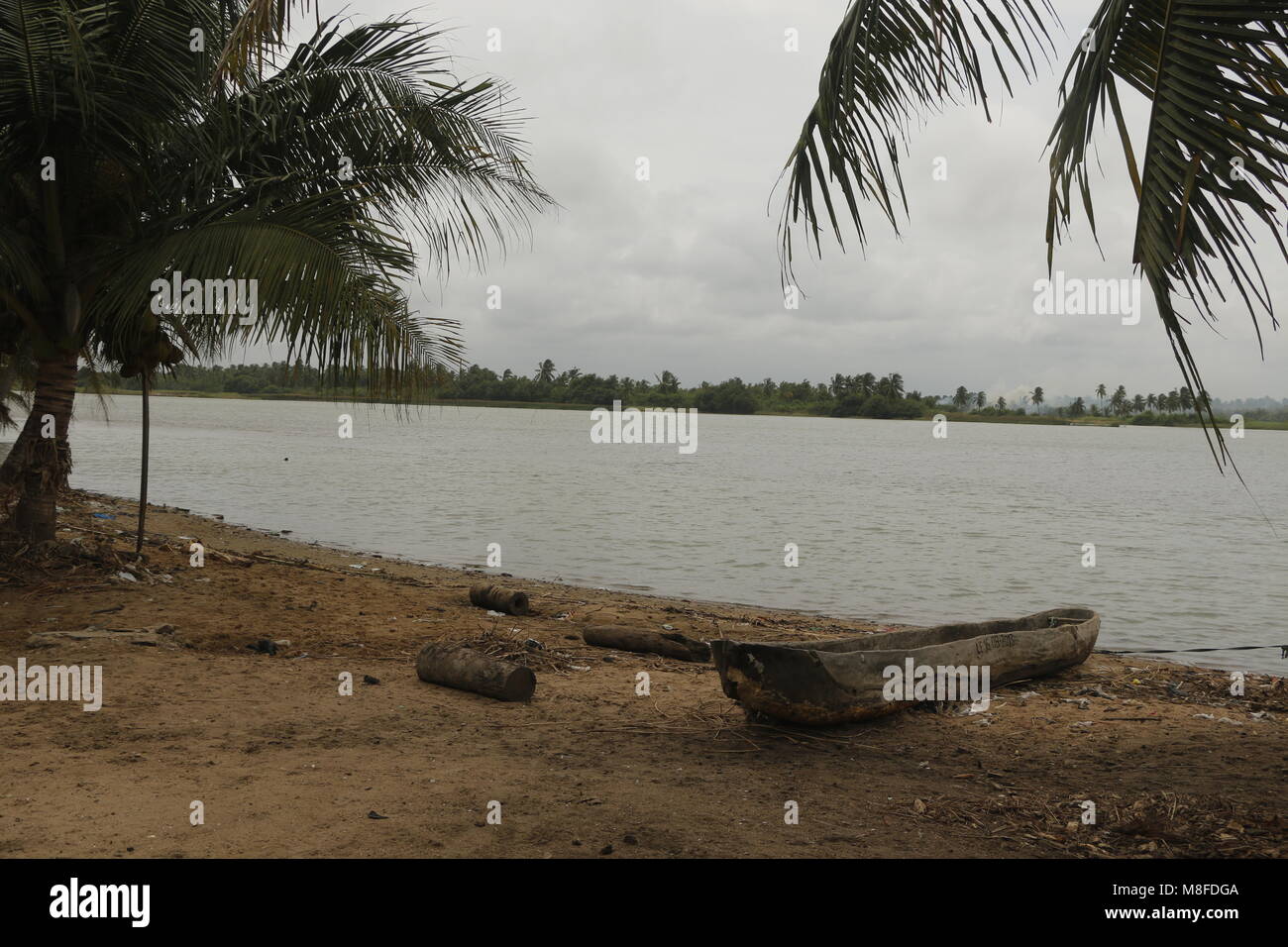Beautiful environment along the Mono river Stock Photo - Alamy