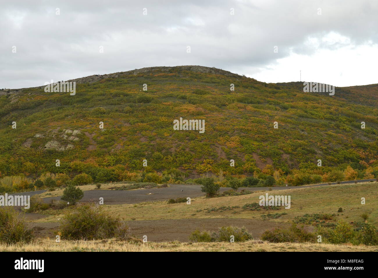 Beautiful Mountain Range And Field Of Segovia. Landscapes Holidays ...
