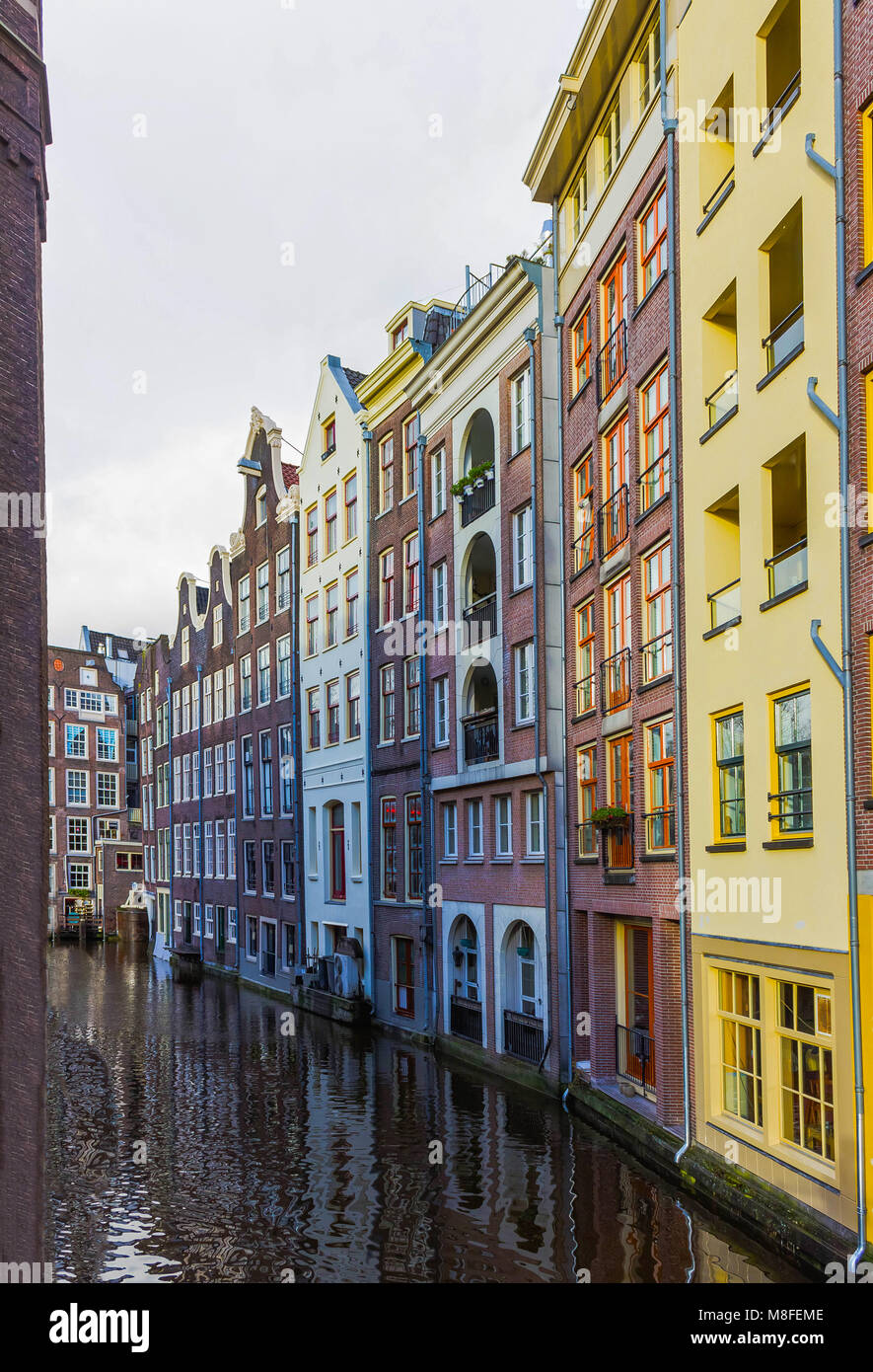 The most famous canals and embankments of Amsterdam city Stock Photo ...