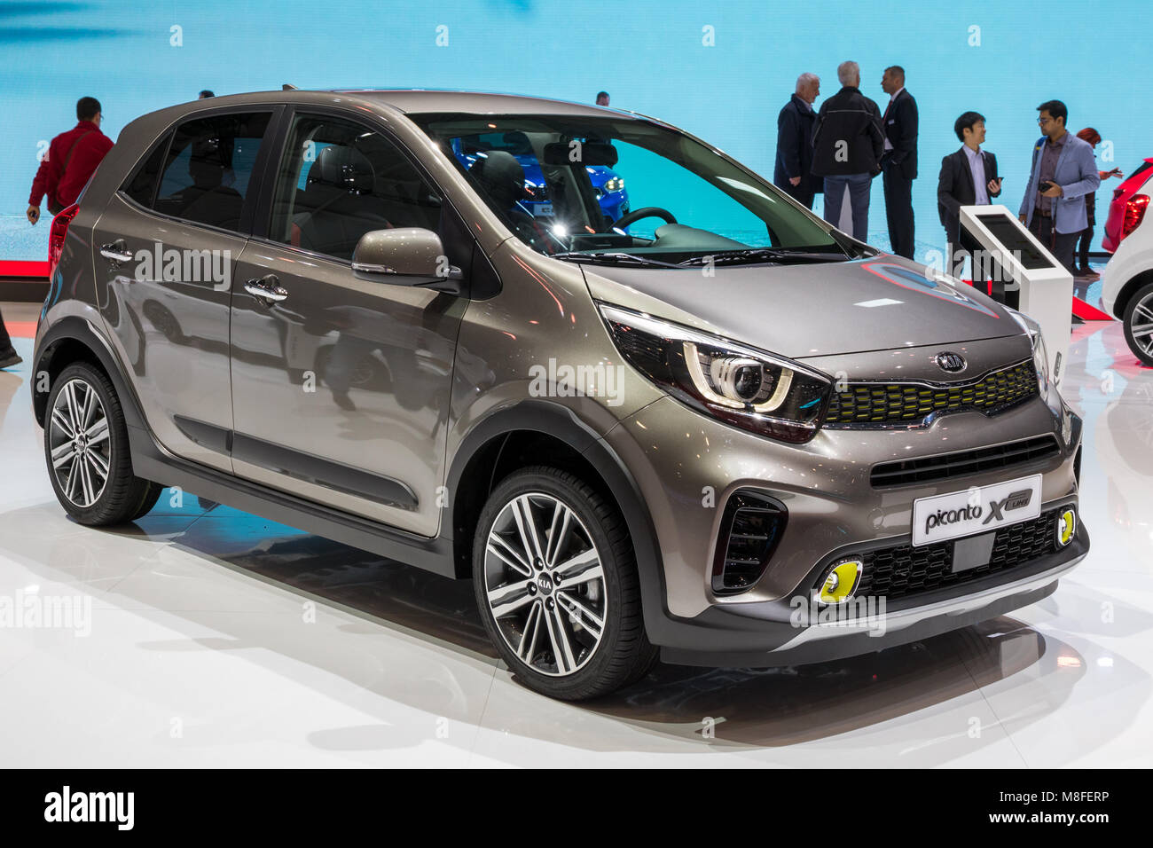 GENEVA, SWITZERLAND - MARCH 7, 2018: New 2018 Kia Picanto X-Line car ...