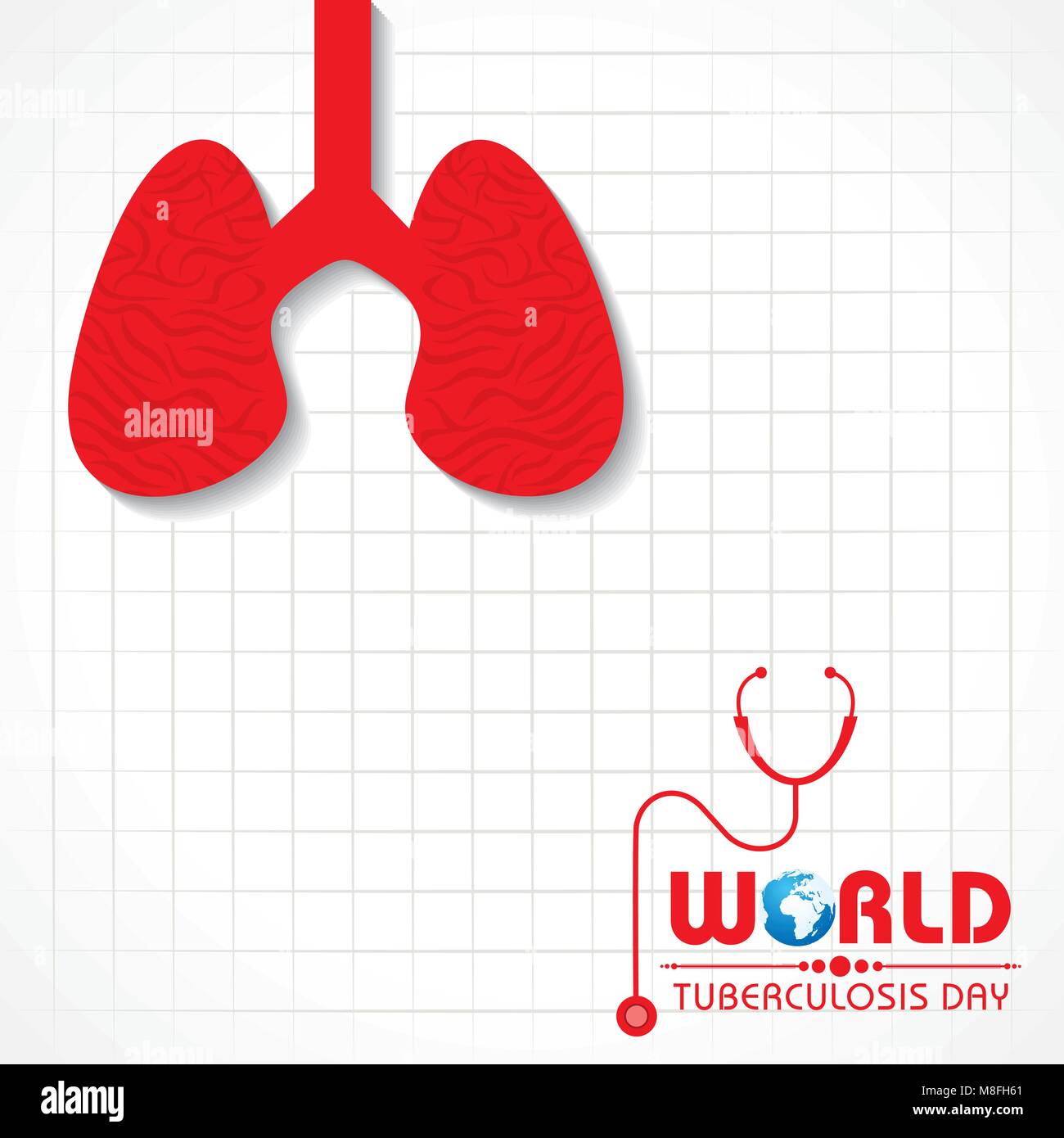 World Tuberculosis Day Vector Illustration. Suitable for greeting card ...