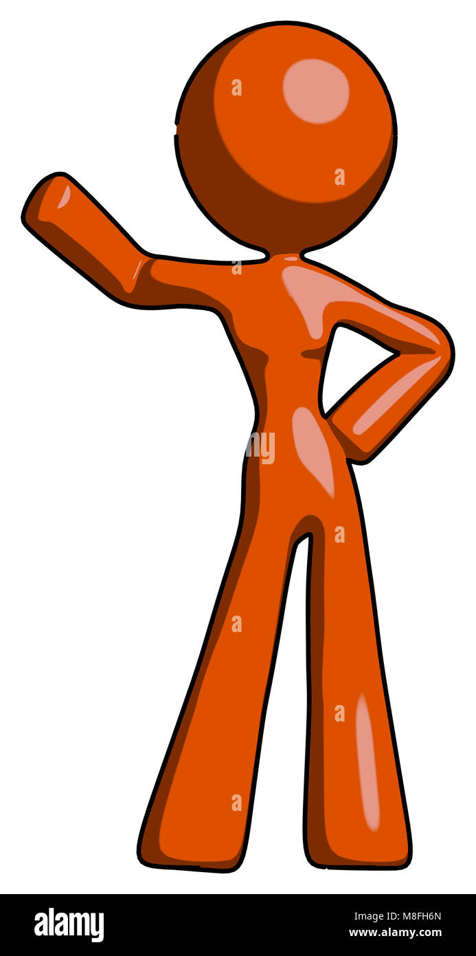 Female waving arm Cut Out Stock Images & Pictures - Alamy