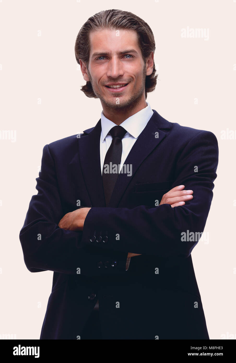 portrait of successful business men Stock Photo - Alamy